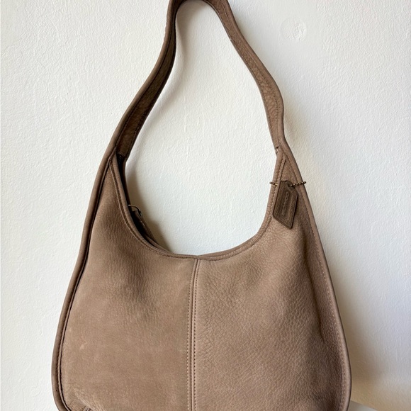 Coach | Bags | Coach Vintage Ergo Zip Bag In Sand Nubuc 4398 | Poshmark